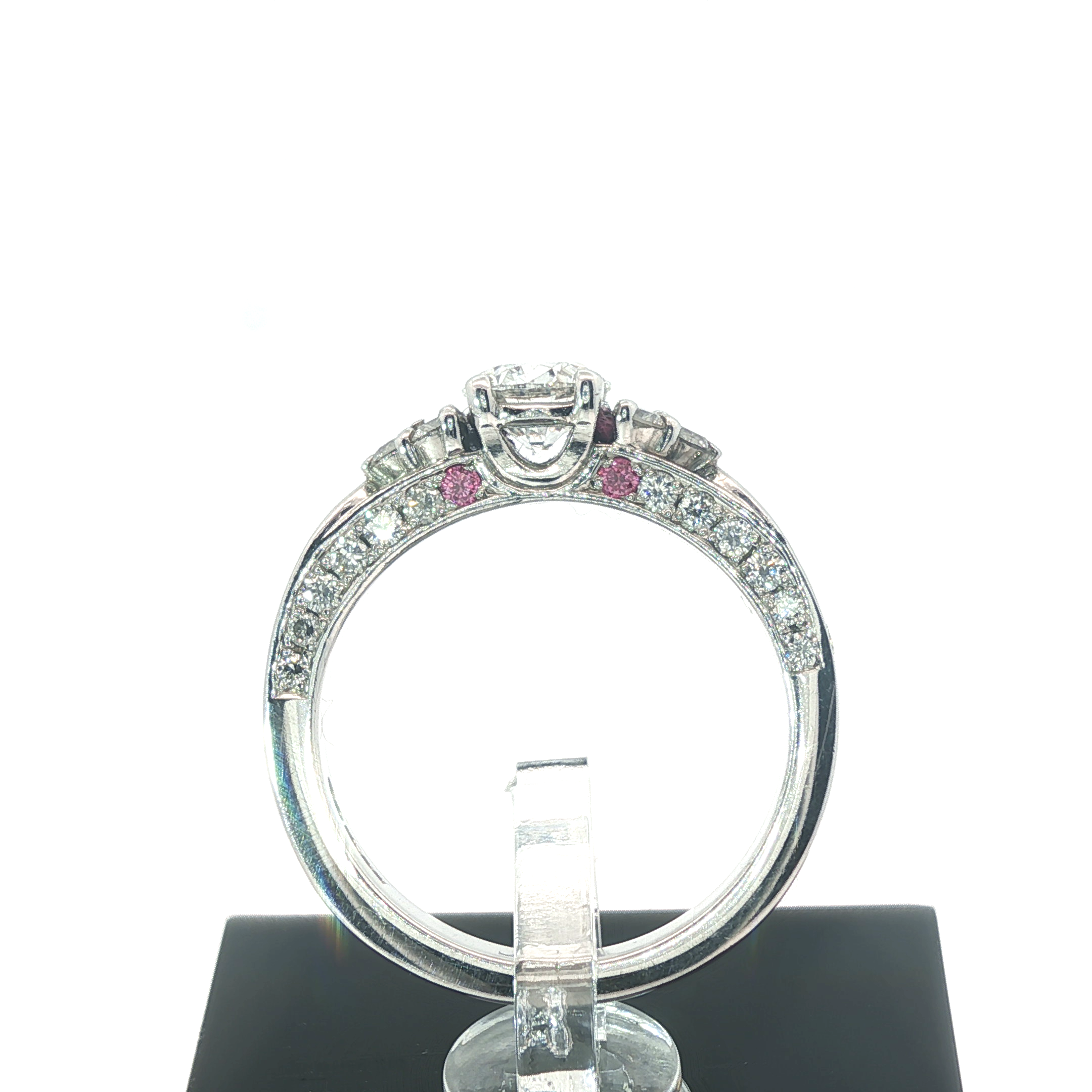 Platinum Diamond & Sapphire Fancy Band – Goldbank Jewellers