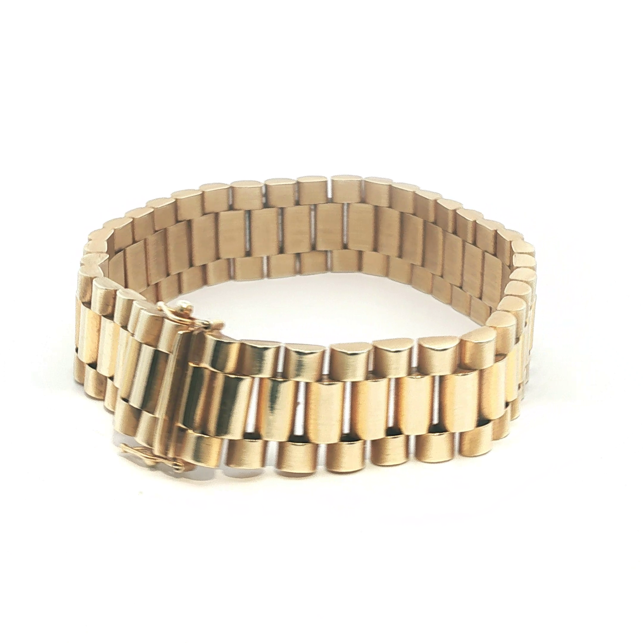 8.5" - Pre Owned - 9ct - Watch Bracelet Style - (45.41g ) – Goldbank ...